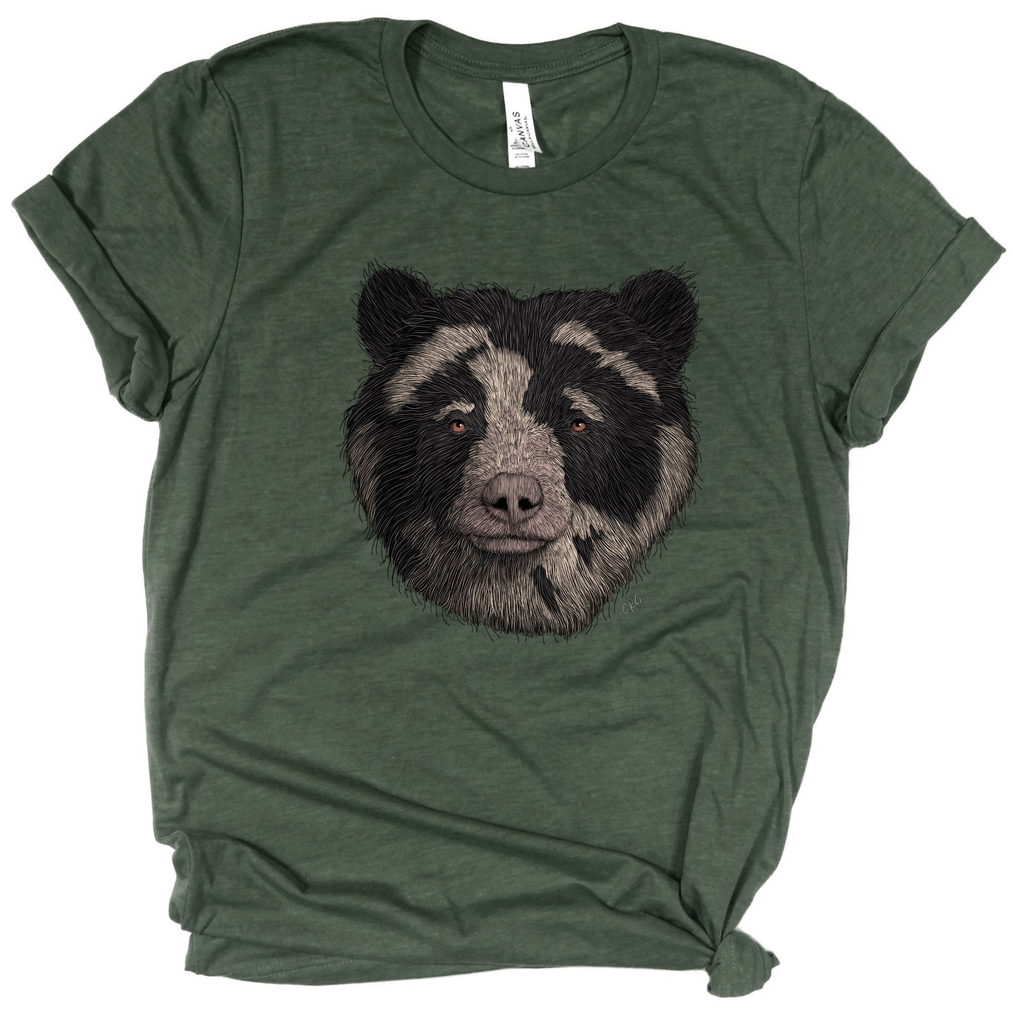 Drawing a Spectacled Bear – Walking In Nature