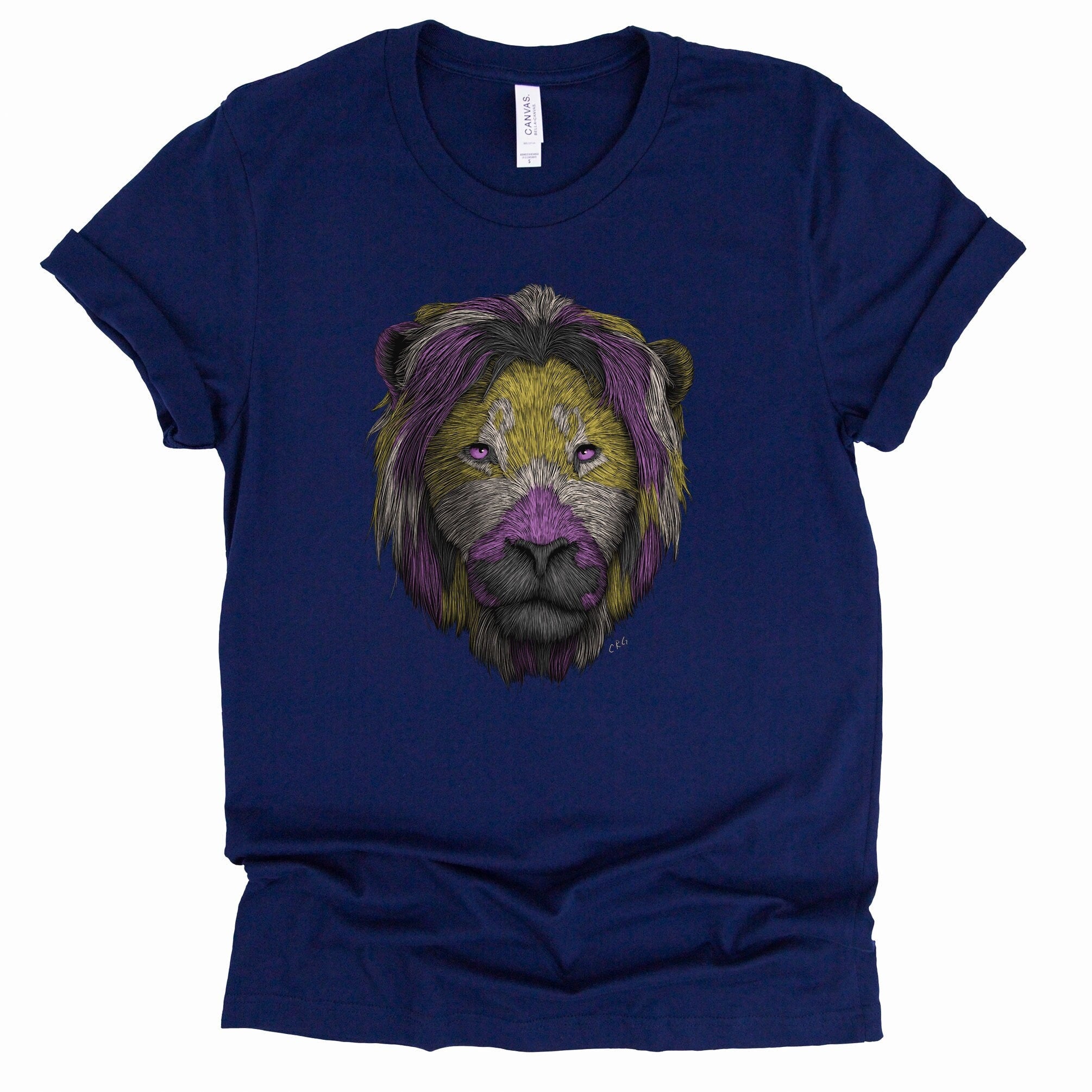 Nonbinary Lion Shirt – Walking In Nature
